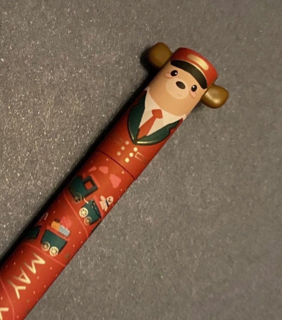 Ultra Rare, Limited Edition Legami Teddy Train Driver Erasable Gel Pen ...