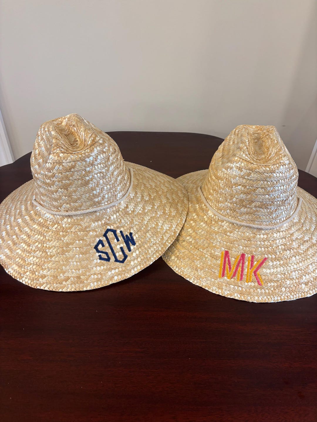 Personalized Straw Beachcomber Hat – Custom Beach Hat, Monogrammed ...