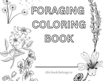 plant identification coloring book
