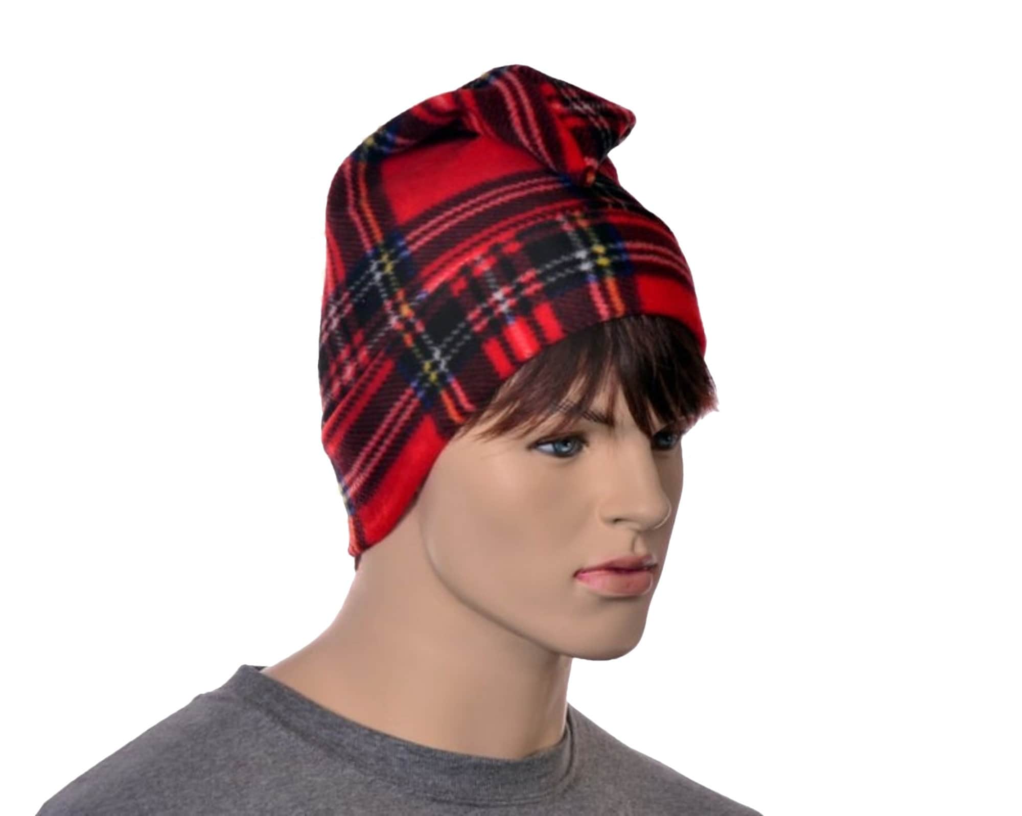 Phrygian Cap Red Plaid Tartan Liberty Hat Mens Women Adult Stewart ...