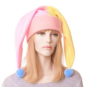 Jester Hat Kawaii Pastel Goth Harlequin Hat Two Pointed Hat With ...