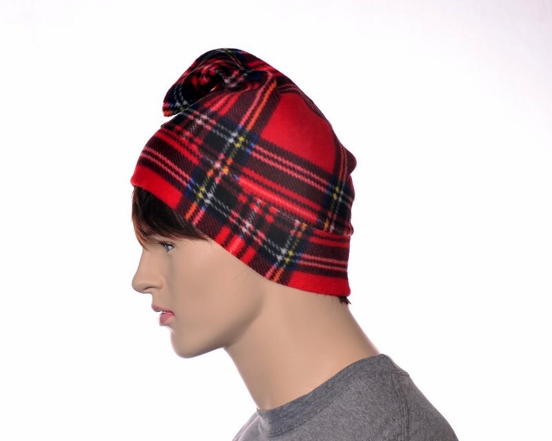 Phrygian Cap Red Plaid Tartan Liberty Hat Mens Women Adult Stewart ...