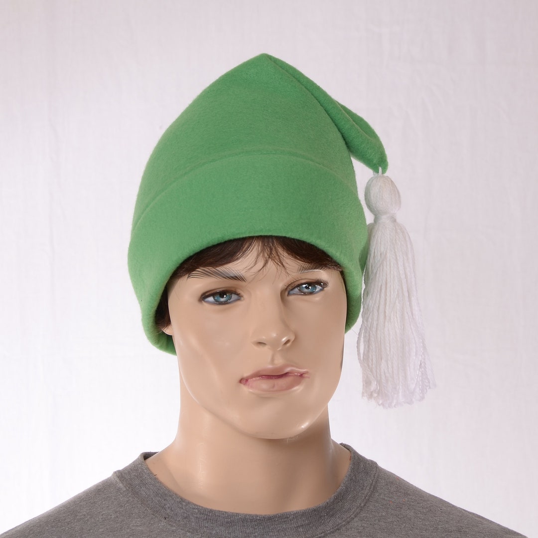 Bright Green Phrygian Cap With White Tassel Liberty Hat Adult Men Women ...