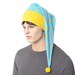 Nightcap Blue With Yellow Polka Dots Adult Men Women Pompom - Etsy