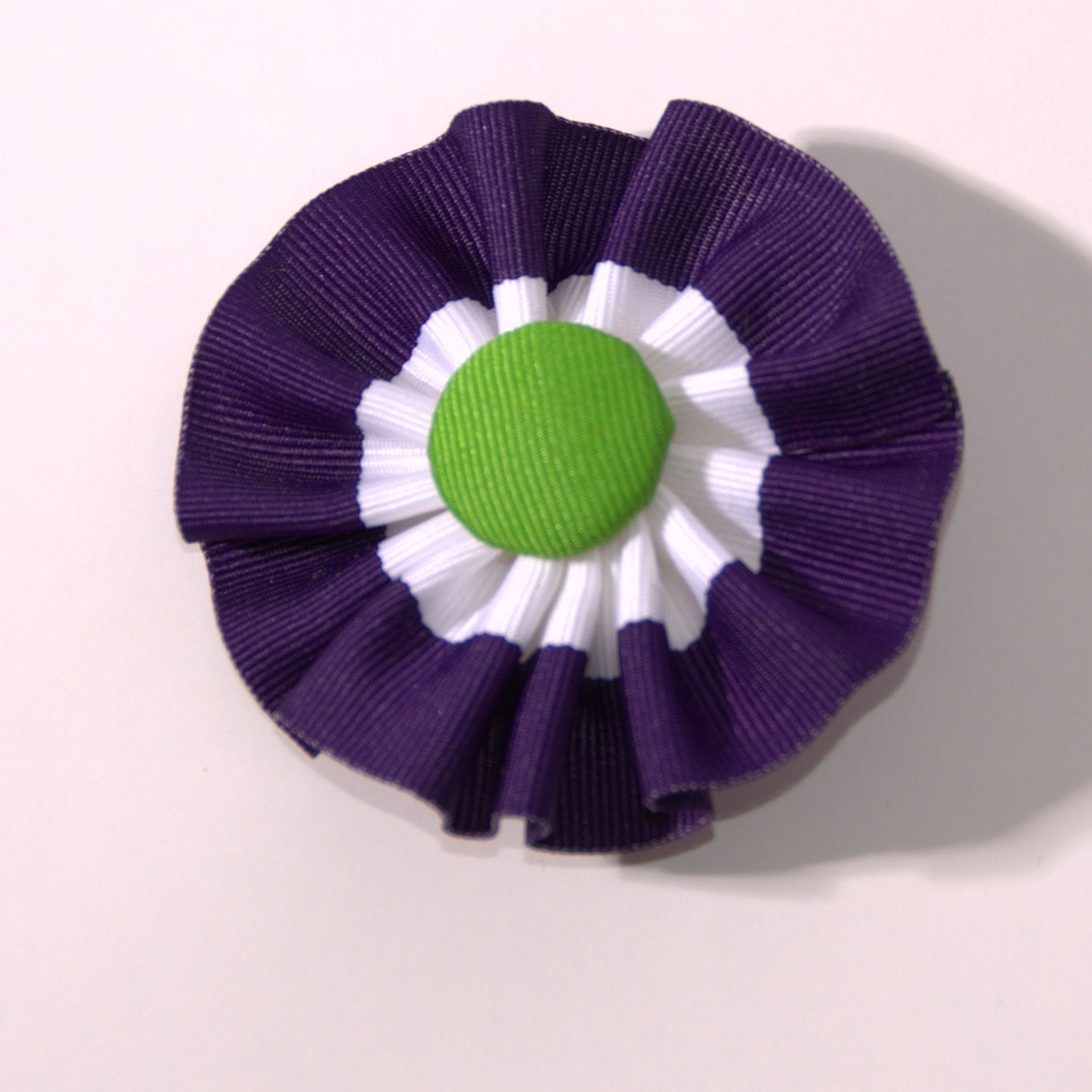 Suffragette UK Cockade Ribbon Hat Trim Brooch Suffrage Rosette Green ...
