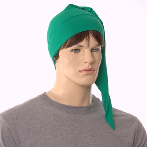 Nightcap Green Pointed Hat Cotton Night Cap Elf Hat to Sleep in Cosplay ...