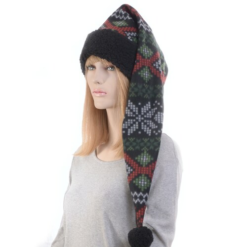 Extra Long Stocking Cap Red Adult Men Women Scarf Hat 5 Foot - Etsy