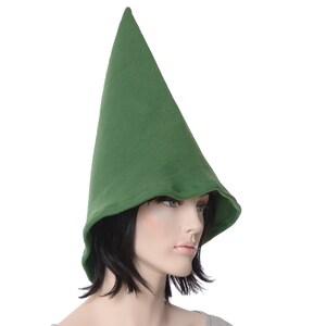 Gnome Hat Dark Green Oversized Extra Wide Bell Brim Cosplay Adult Men ...