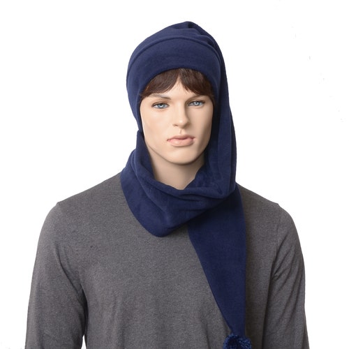 Extra Long Stocking Cap Red Adult Men Women Scarf Hat 5 Foot - Etsy