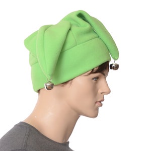 Jester Hat Light Green Three Pointed Joker Halloween Costume Hat With ...