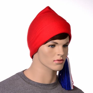 Red Phrygian Cap Liberty Hat Fleece Tri-color Tassel Revolution Adult ...