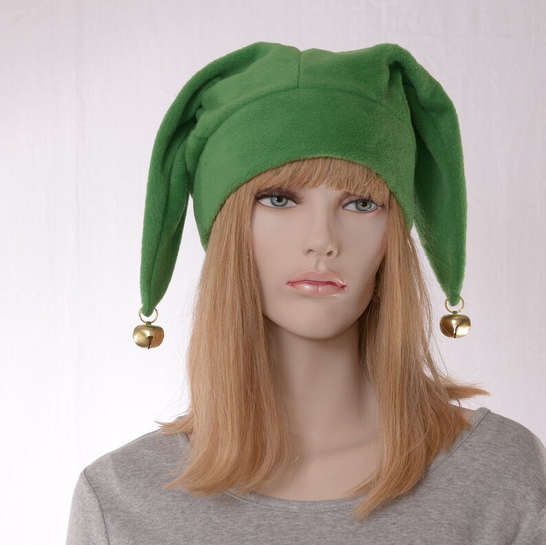 Jester Hat Bright Green Three Pointed Joker Halloween Costume - Etsy