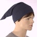 Night Cap Traditional Navy Blue Pointed Sleep Cap Cotton Unisex Adult ...