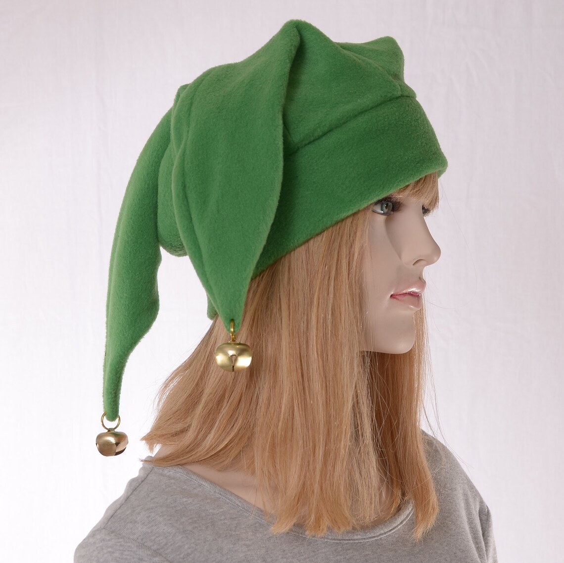 Jester Hat Bright Green Three Pointed Joker Halloween Costume | Etsy