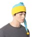 Nightcap Blue With Yellow Polka Dots Adult Men Women Pompom - Etsy