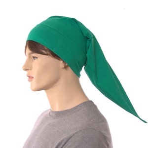 Nightcap Green Pointed Hat Cotton Night Cap Elf Hat to Sleep in Cosplay ...