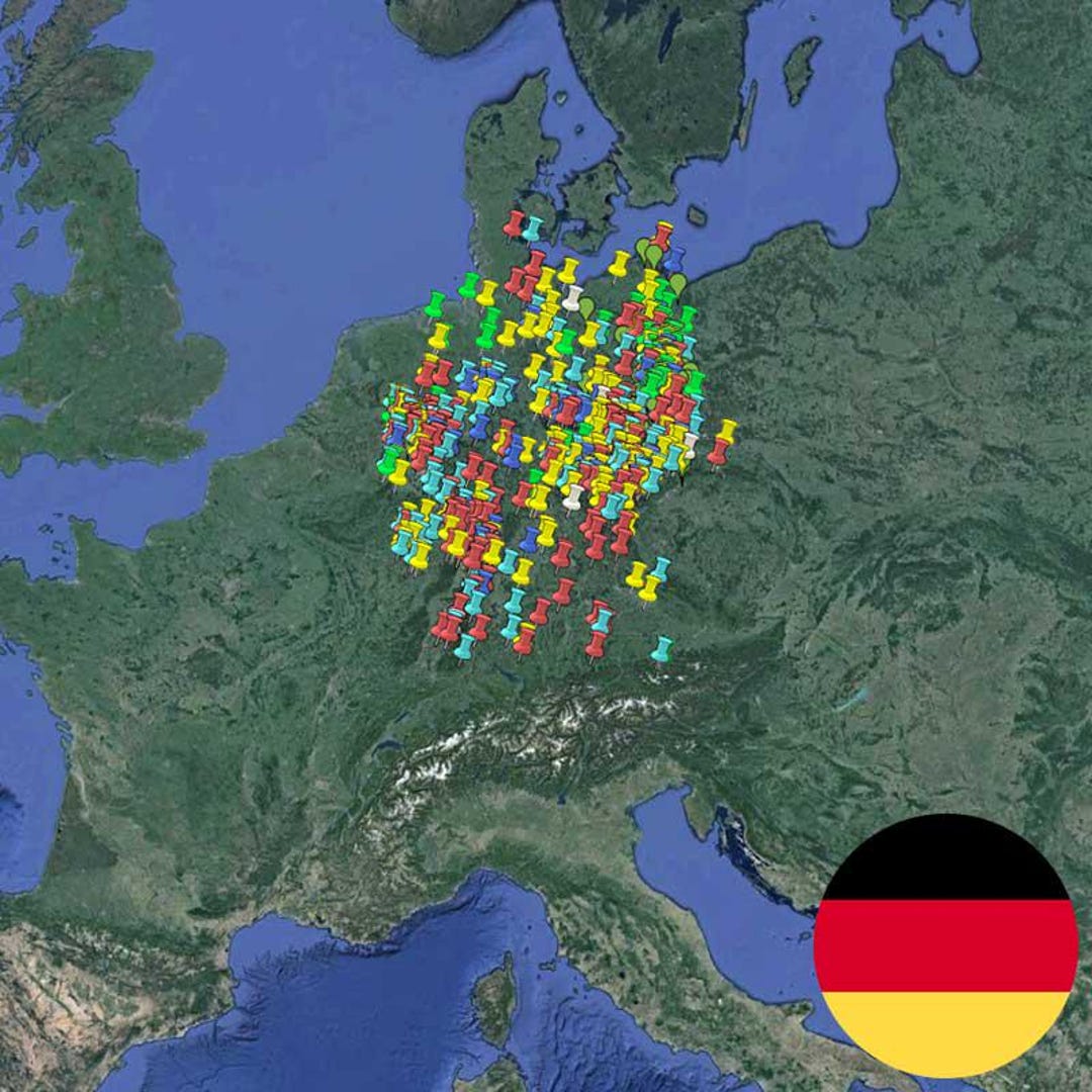 Urbex Abandoned Places Map Pack Urbex Spots Germany Full 2025 - Etsy