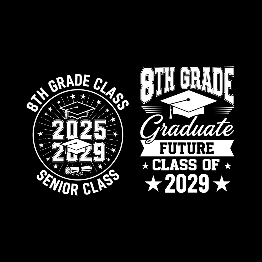 8th Grade Graduation Svg Png, Future Class of 2029, Middle School ...