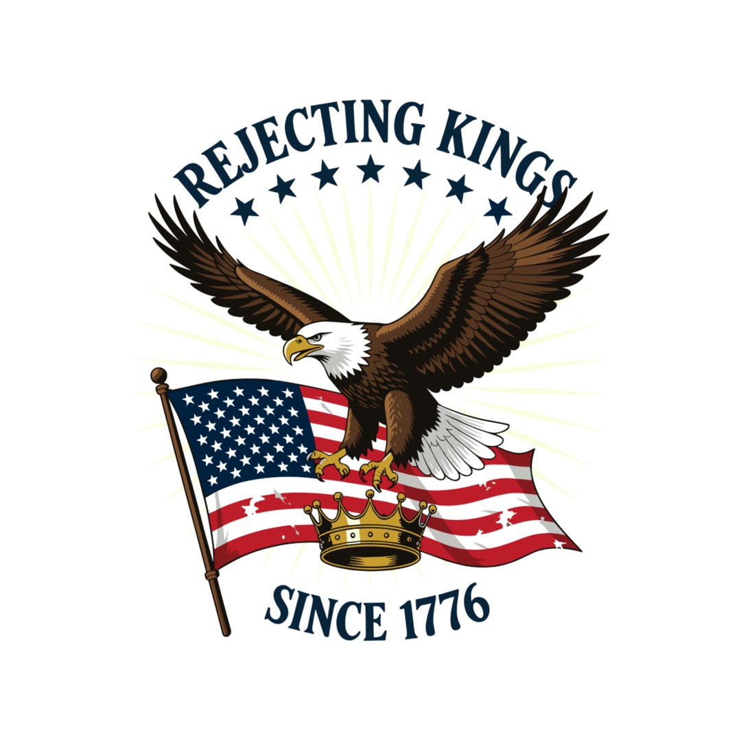 Rejecting Kings Since 1776 SVG PNG, Patriotic Anti-authoritarian Design ...
