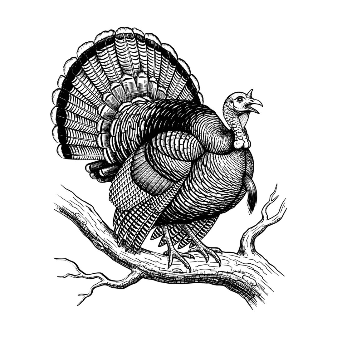 Wild Turkey SVG, Gobbler Turkey SVG, Turkey Hunting Digital Download ...