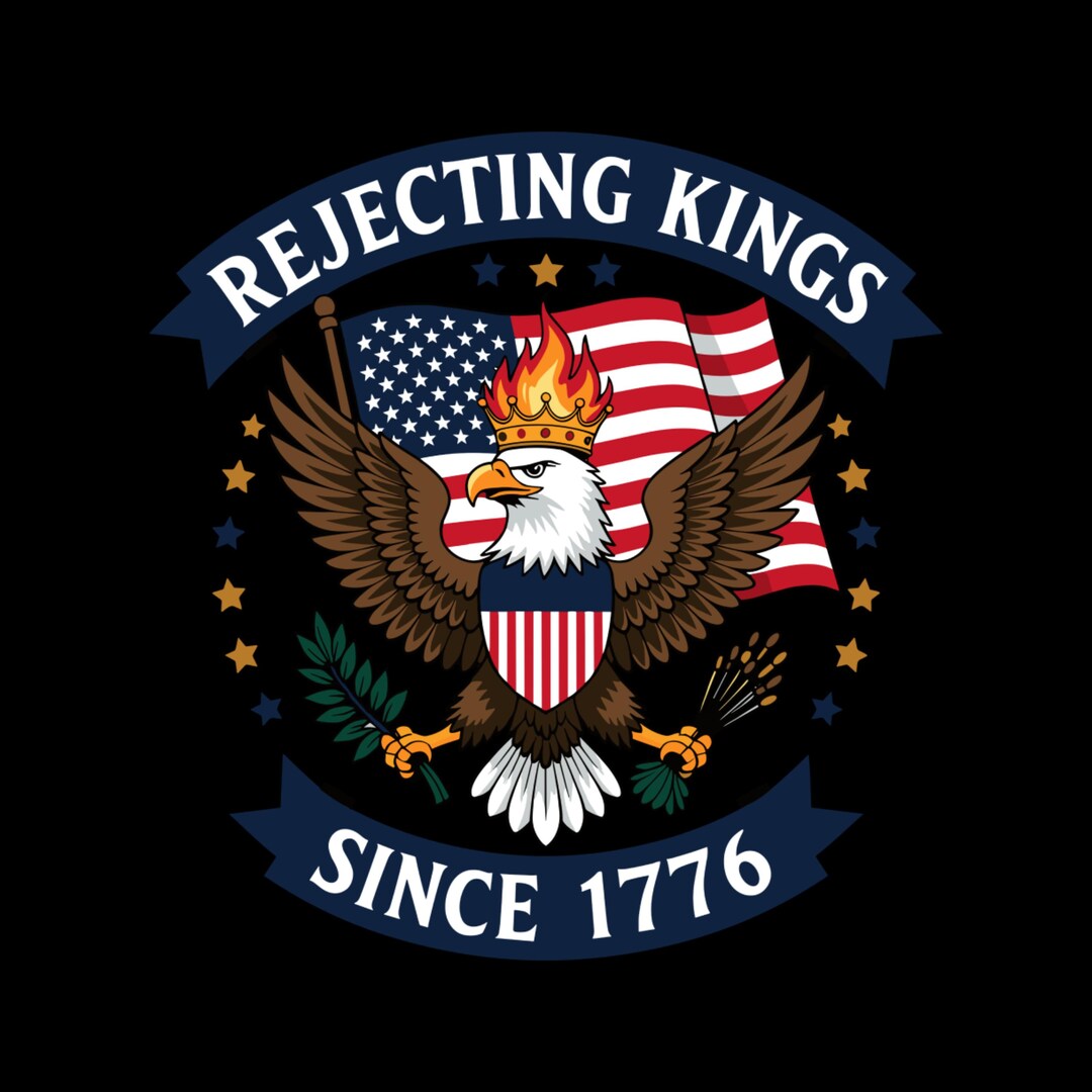 Rejecting Kings Since 1776 SVG PNG, Patriotic Anti-authoritarian Design ...