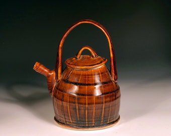 Mccready Ceramic Teapot and Cup Earthy Stoneware Handmade - Etsy