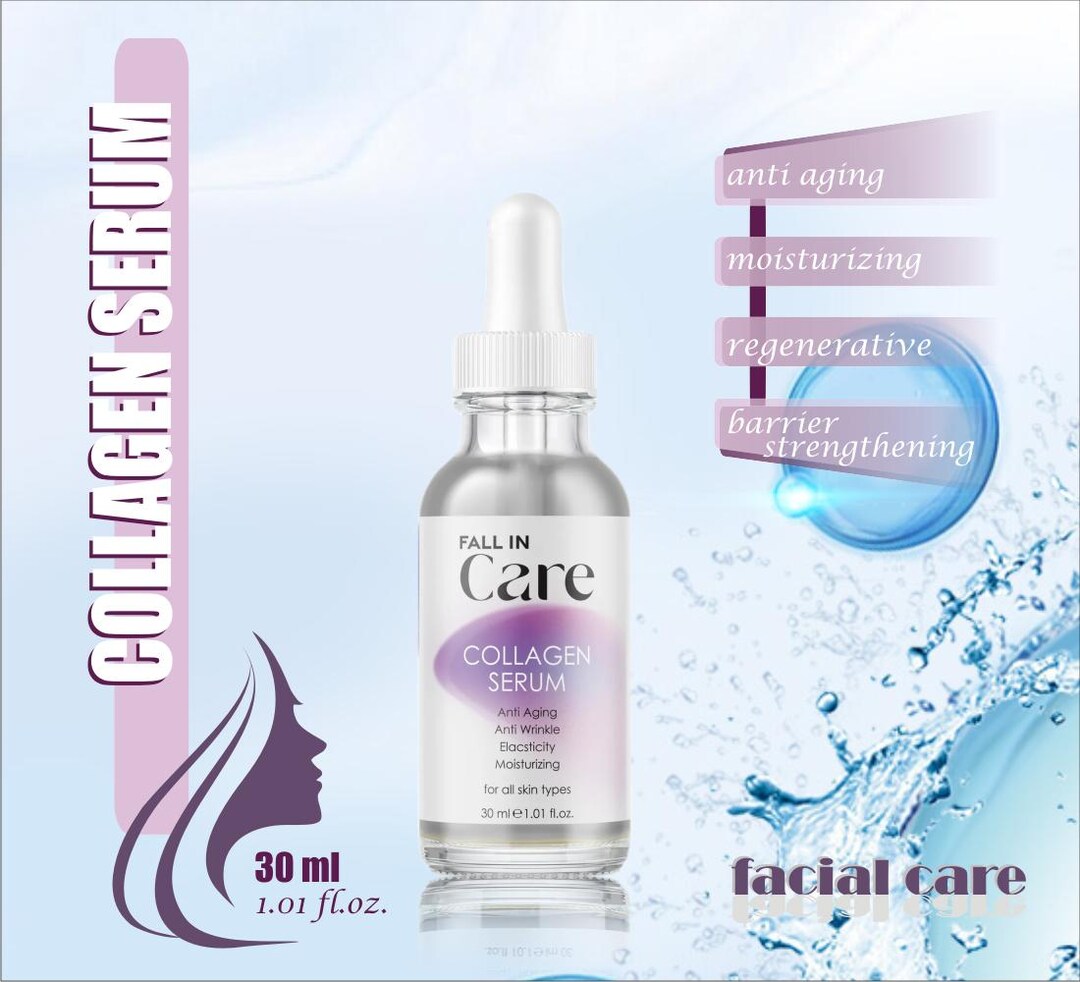 Fall in Care Collagen Serum,natural Firming,hydrating Formul ,balanced ...