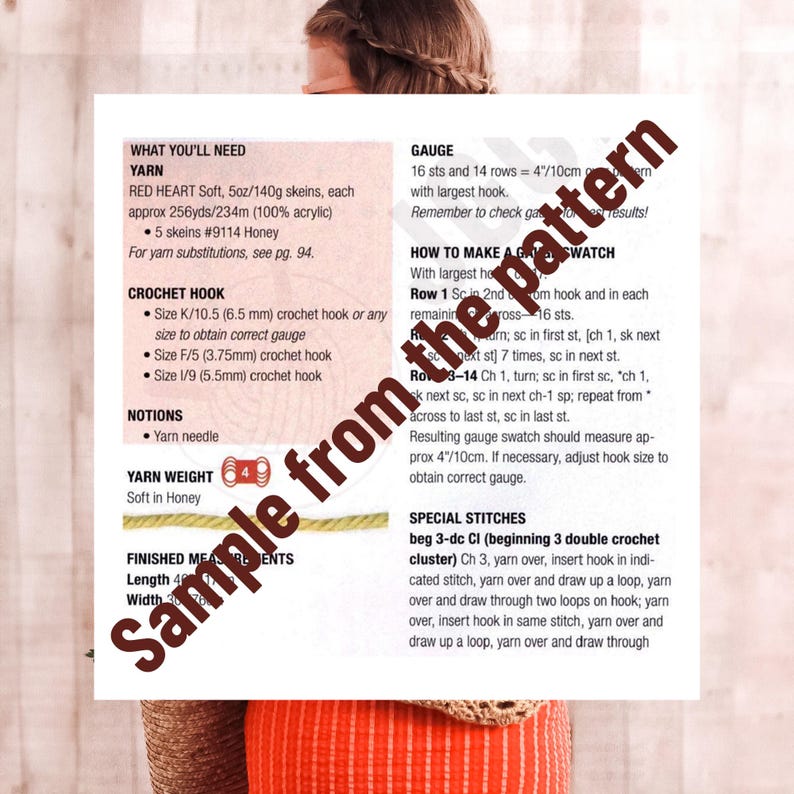 Molde em PDF para xale triangular de crochê | Xale boho leve com ...