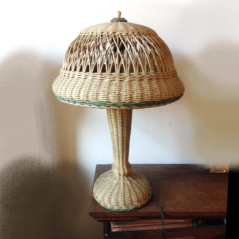 Wicker Lamp Shade - Etsy