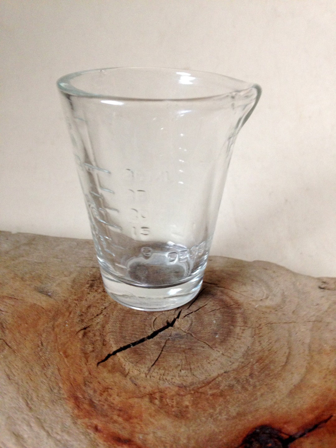 Vintage Calibrated Glass With Spout - Etsy