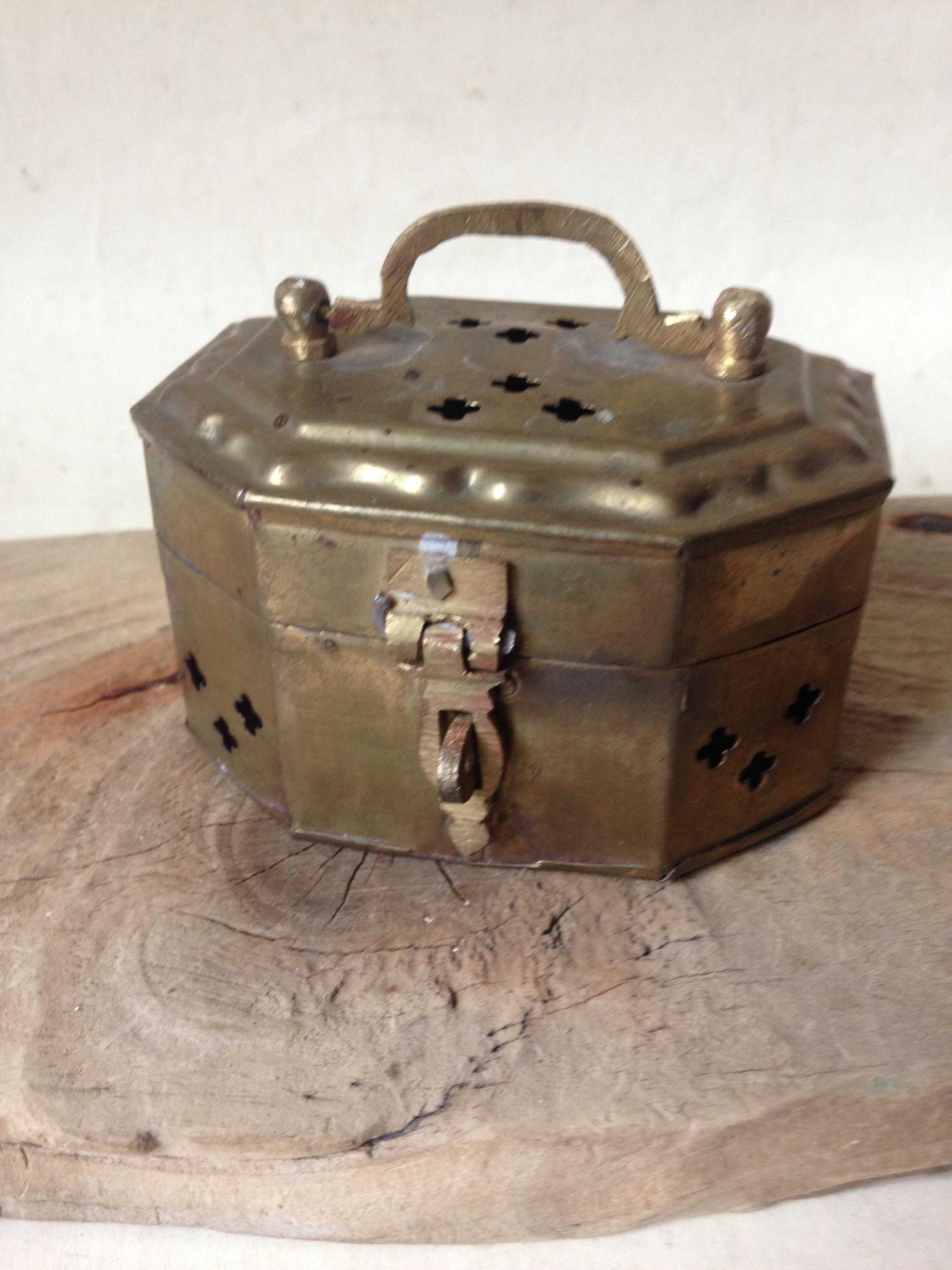 Vintage Brass Box Cricket Box - Etsy