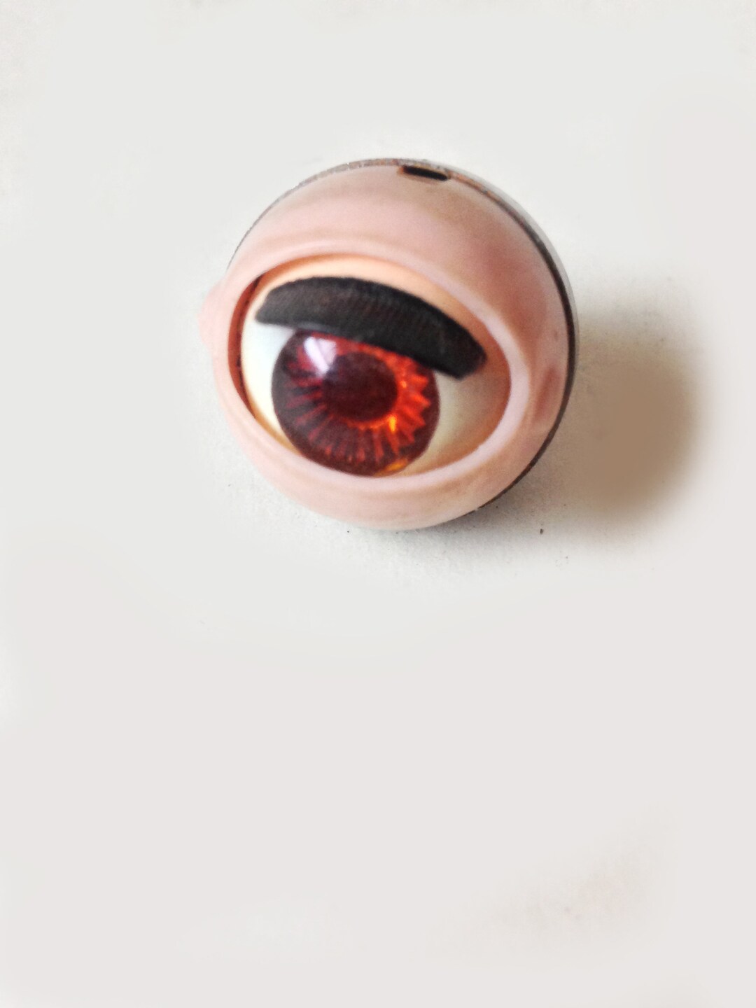 Vintage Moveable Doll Eye Brown Pupil Open Close Lashes - Etsy