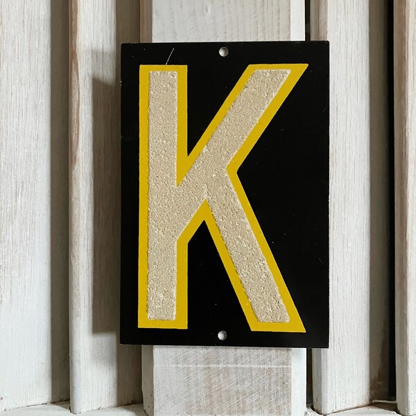 Letter K Sign - Etsy