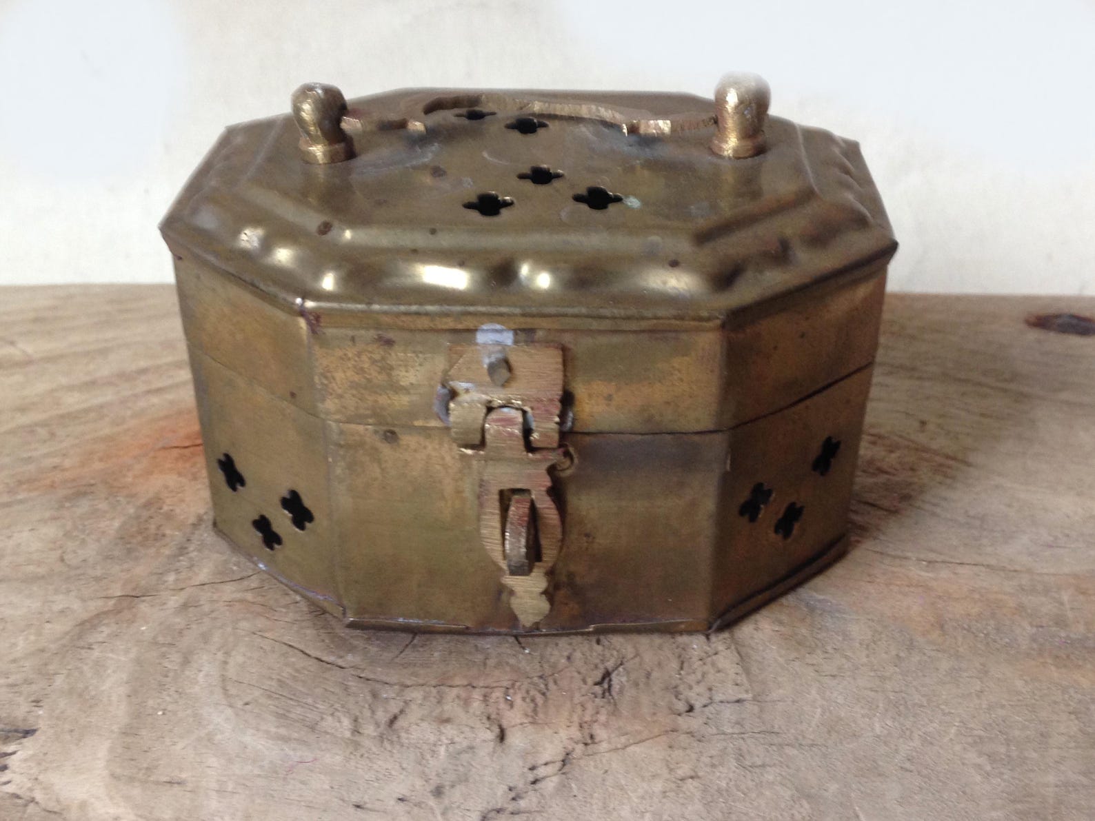 Vintage Brass Box Cricket Box - Etsy