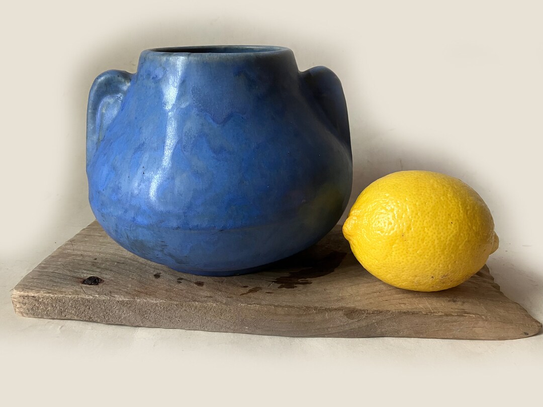 Mc Coy Cornflower Blue Pot Ear Handles - Etsy