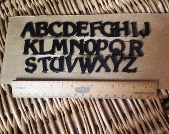Vintage Plastic Letters - Etsy