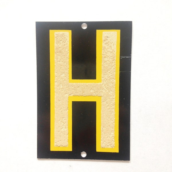 Metal Letter H - Etsy