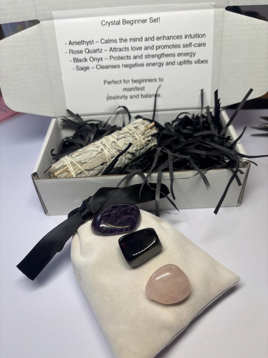 Beginner Crystal Set, Crystal Starter Kit, Healing Crystals for ...