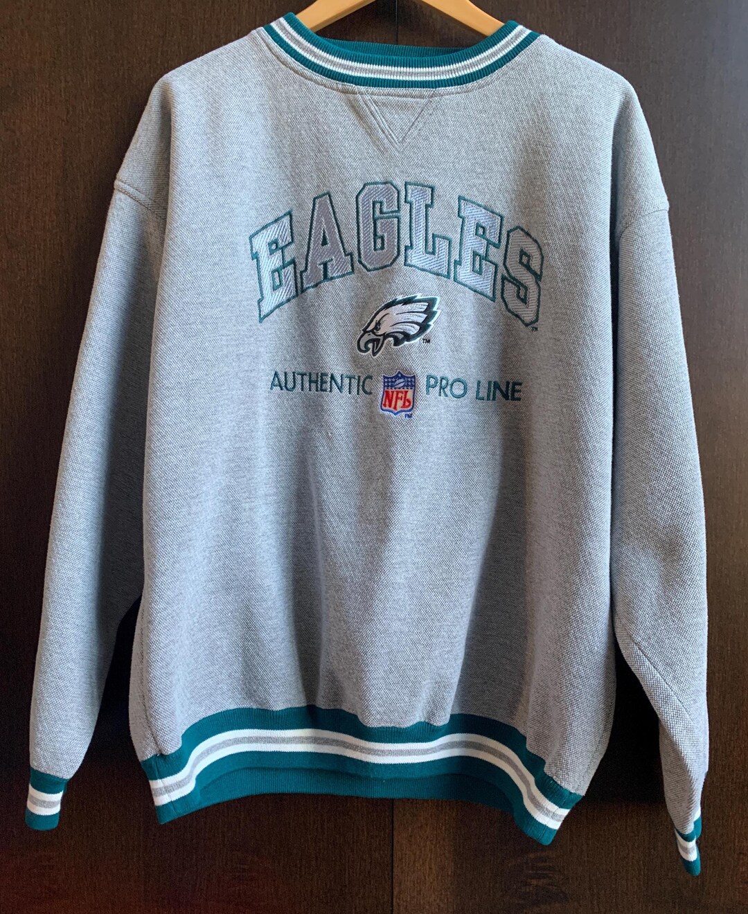 Vintage Original Philadelphia Eagles Authentic Pro Line Crewneck ...