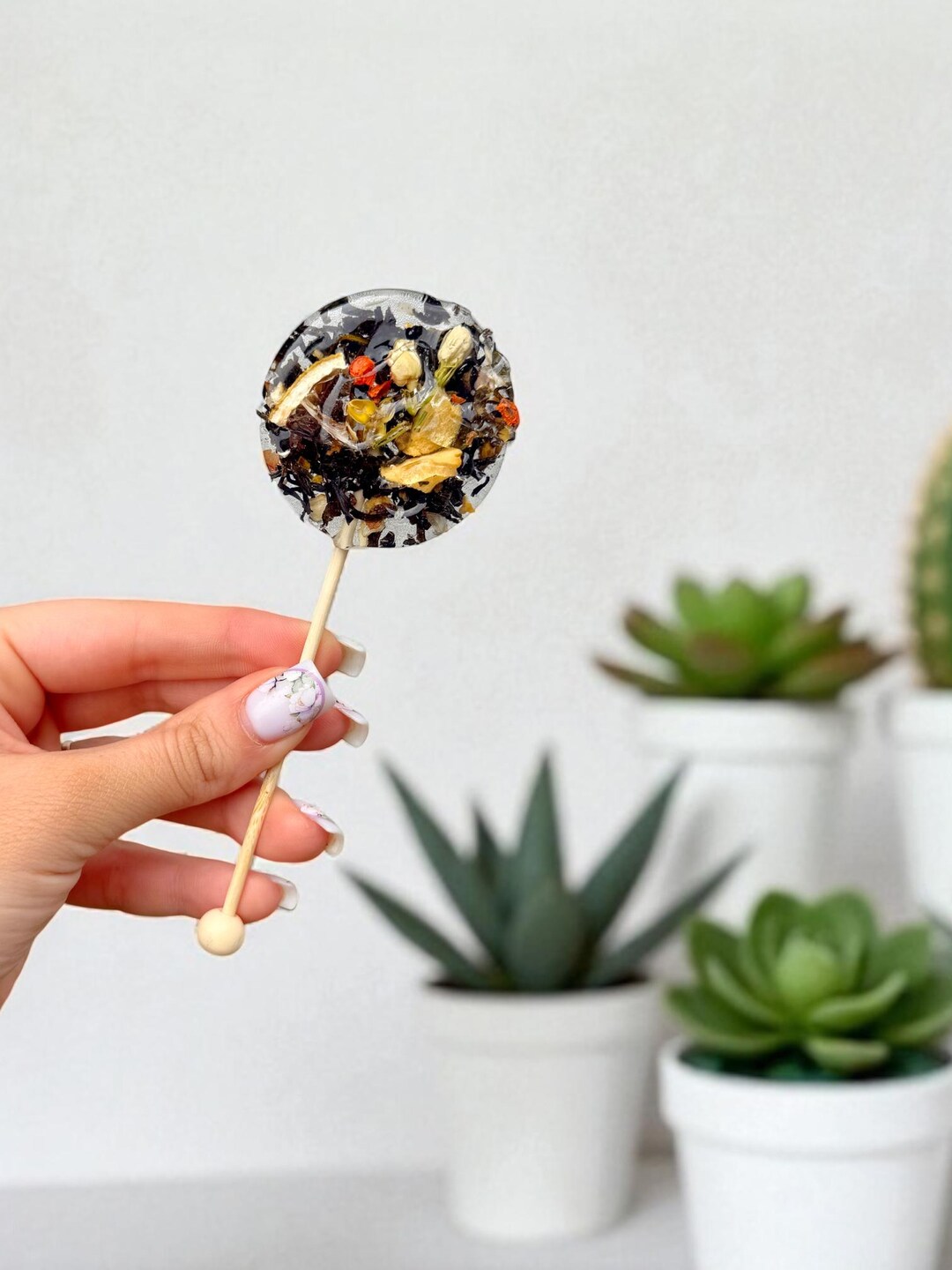 Sugar-free Jasmine Green Tea Lollipop: Artisan Tea Candy - Etsy