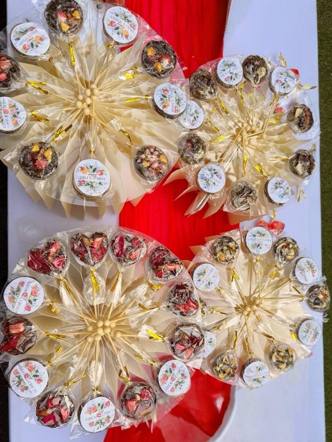 Handcrafted Herbal Tea Lollipops: Sugar-free Isomalt With Dried Fruit ...