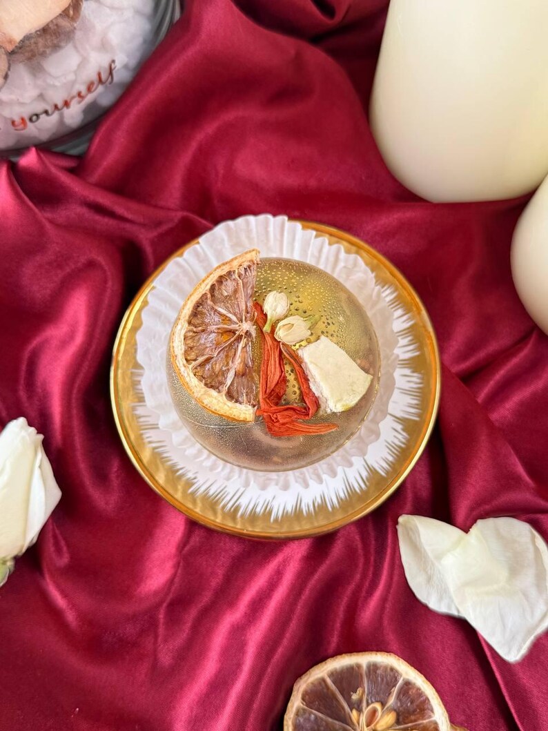 Floral Tea Bombs Set – Jasmine Sunset & Violet Moon, Sugar-free - Etsy