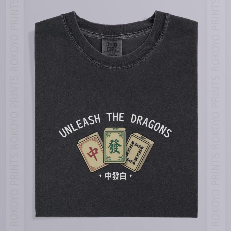 Clipart Dragon Mahjong - Etsy