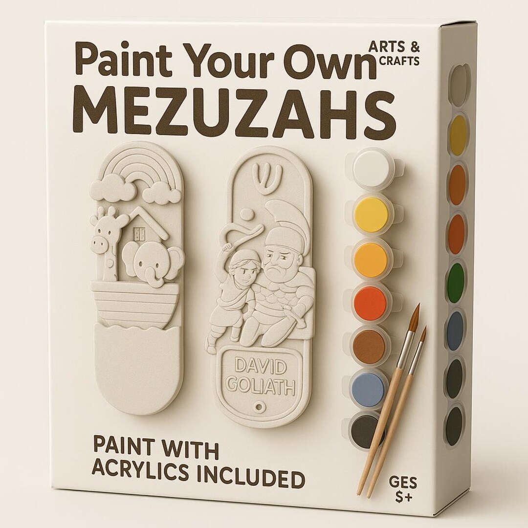 DIY Kids Mezuzah Craft Kit – Torah-themed, Paint Your Own - Etsy