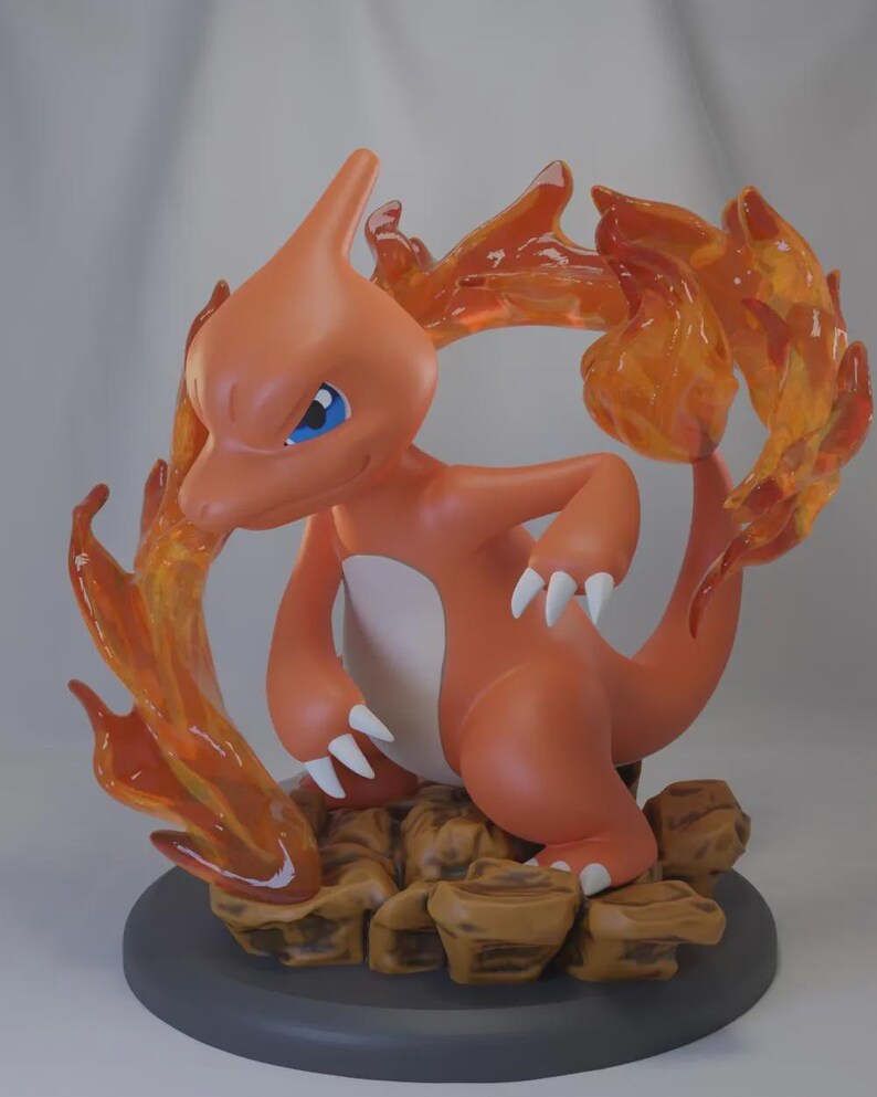 Charmander STL File for 3D Printing High-quality 3D Model Digital File ...