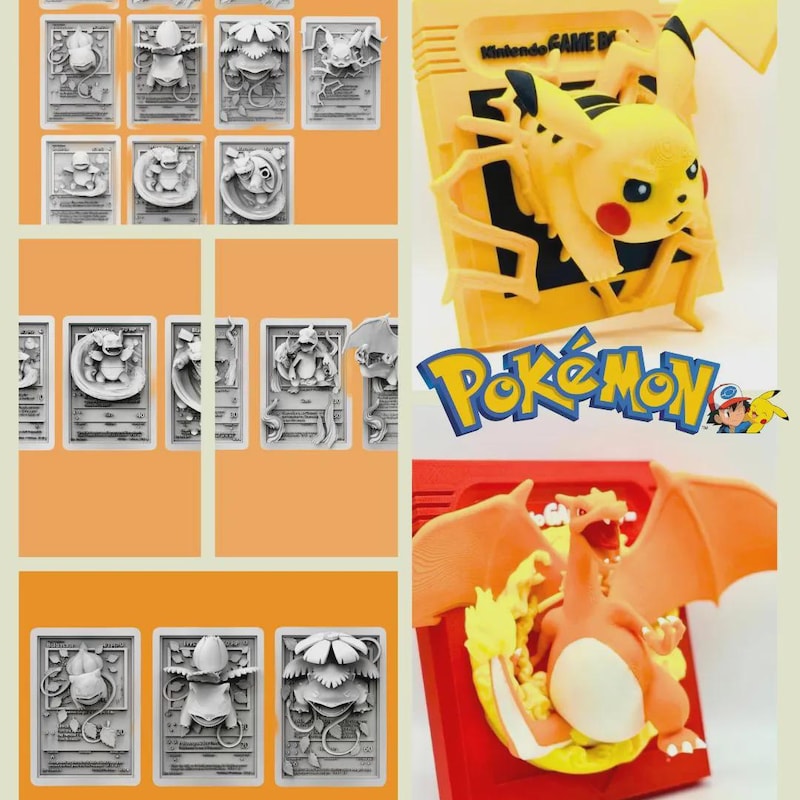 Pokemons Stl Files - Etsy