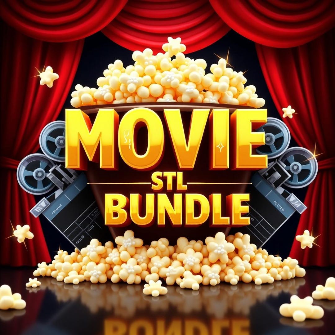 Movie STL Bundle Premium Quality Collectible 3D Printable STL Files - Etsy