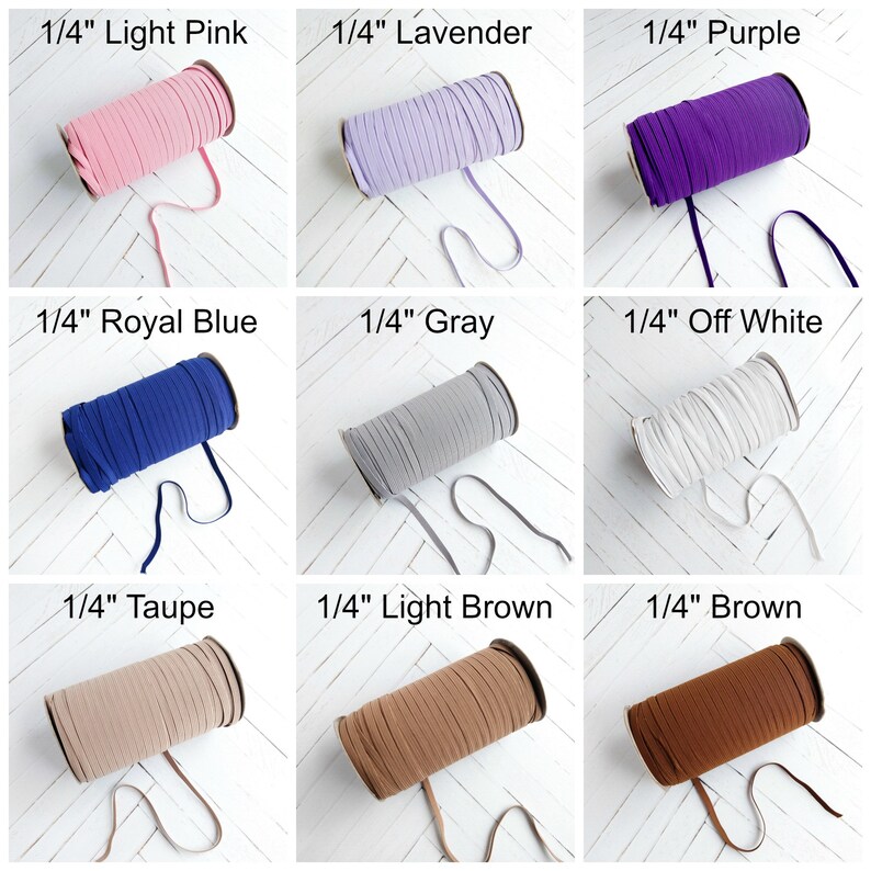 1/4 Elastic Great for Sewing Face Masks DIY Baby | Etsy