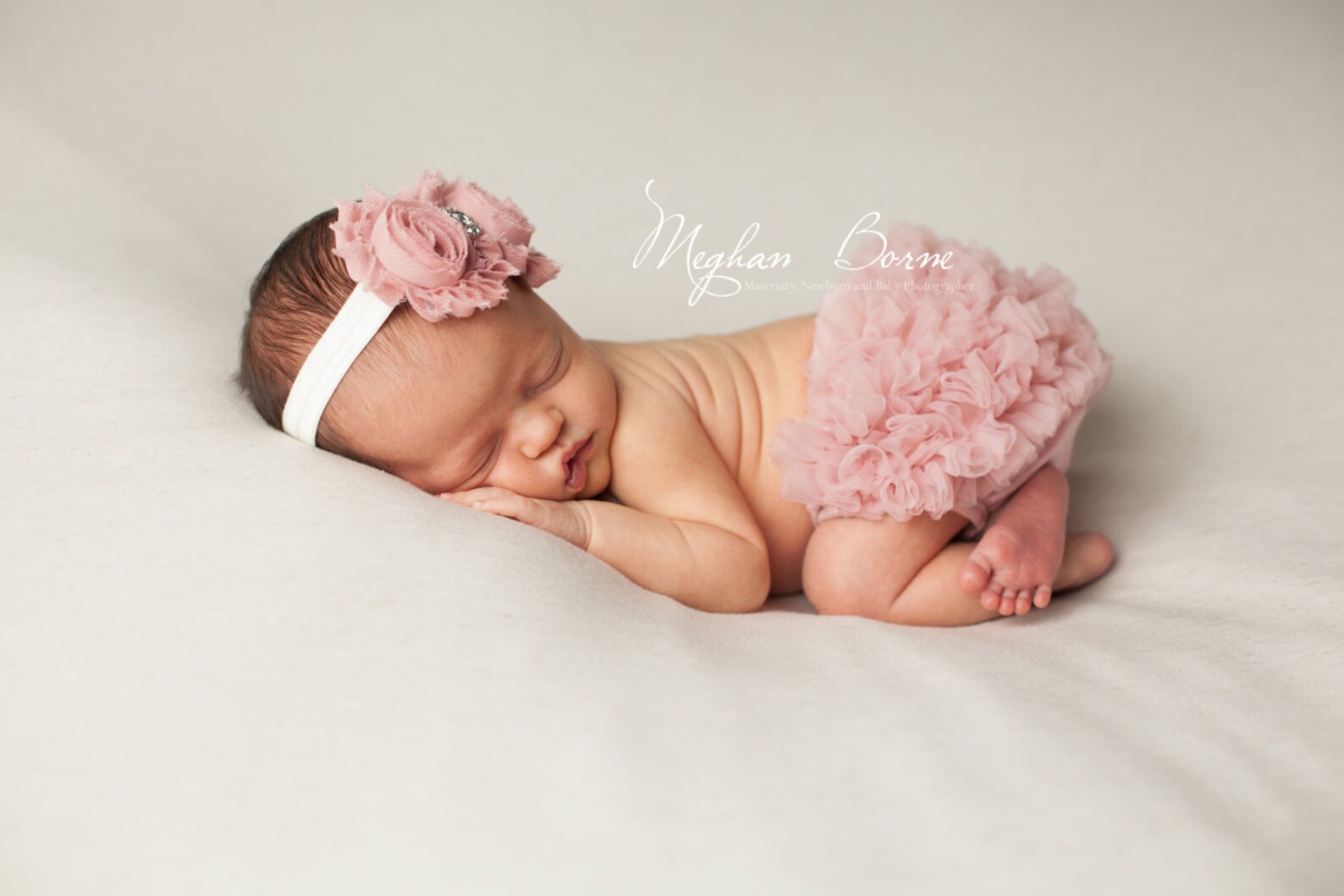 Baby Bloomer Set Dusty Rose Chiffon Ruffle Bloomer and | Etsy