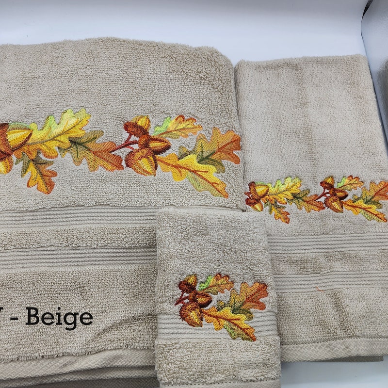 Fall Bathroom Towel Sets - Etsy